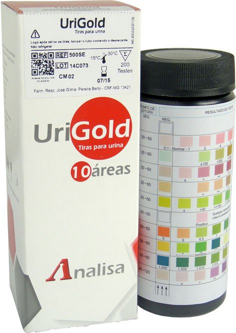 ACM Biotecnologia - Tiras Reagentes Para Análise Urinária Urigold - Analisa